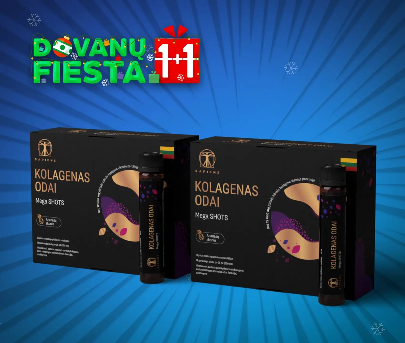 Kolagenas odai 1+1 | Sapiens